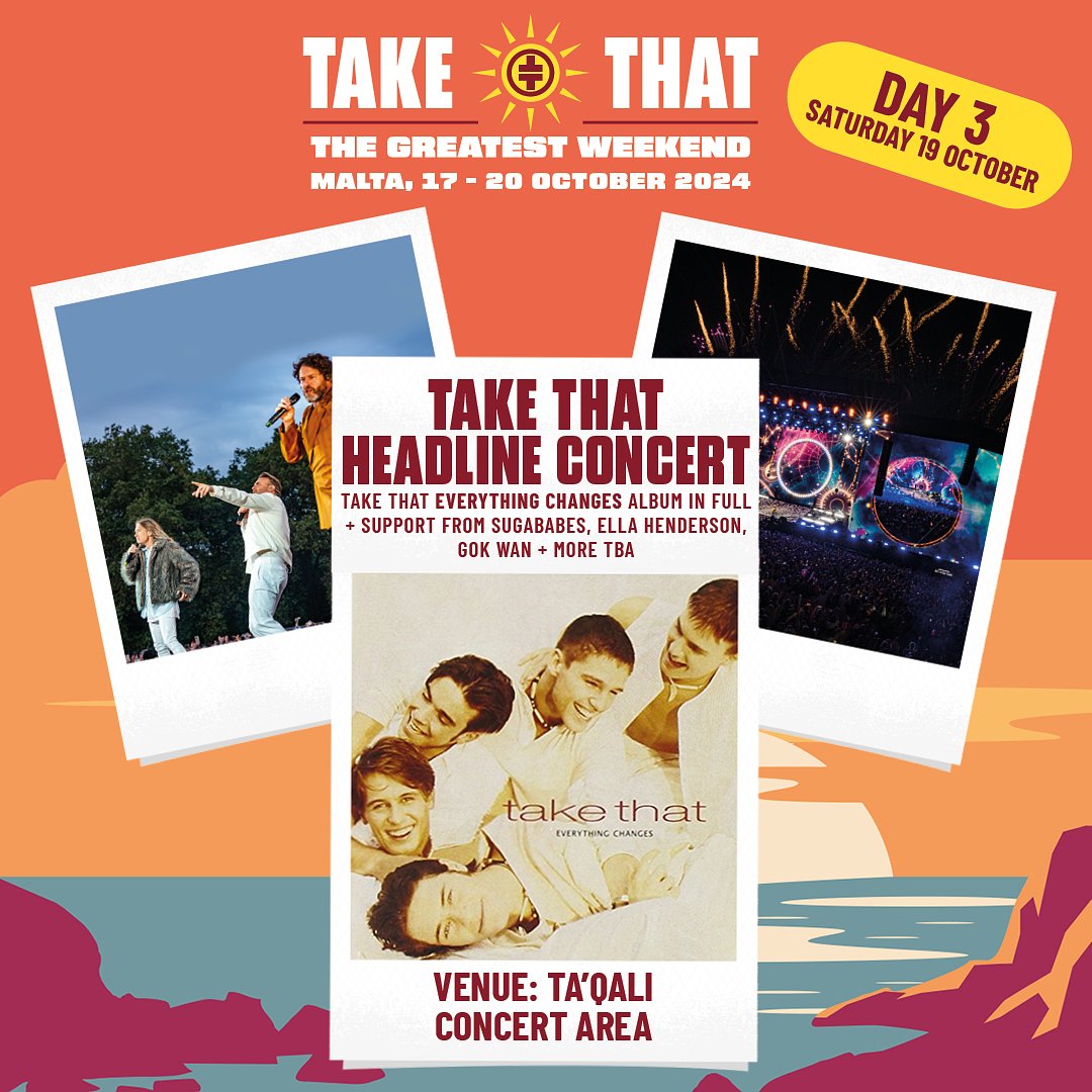 Experience | Take That: The Greatest Weekend Malta
