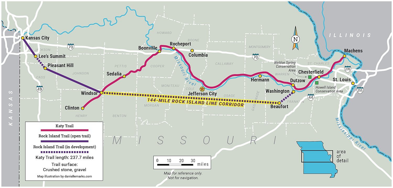 KATY Trail | Self-Guided | Crossroads Bike Tours