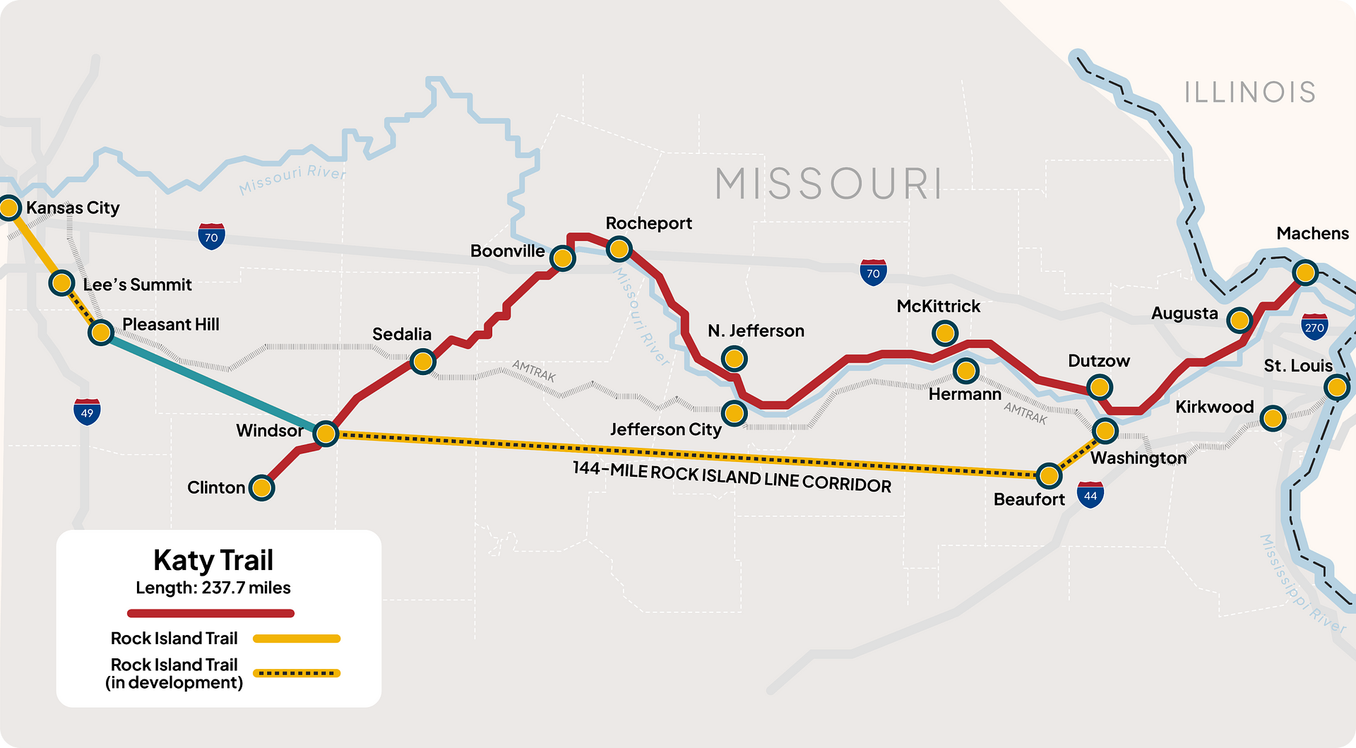 KATY Trail | Fully-Supported | Crossroads Bike Tours