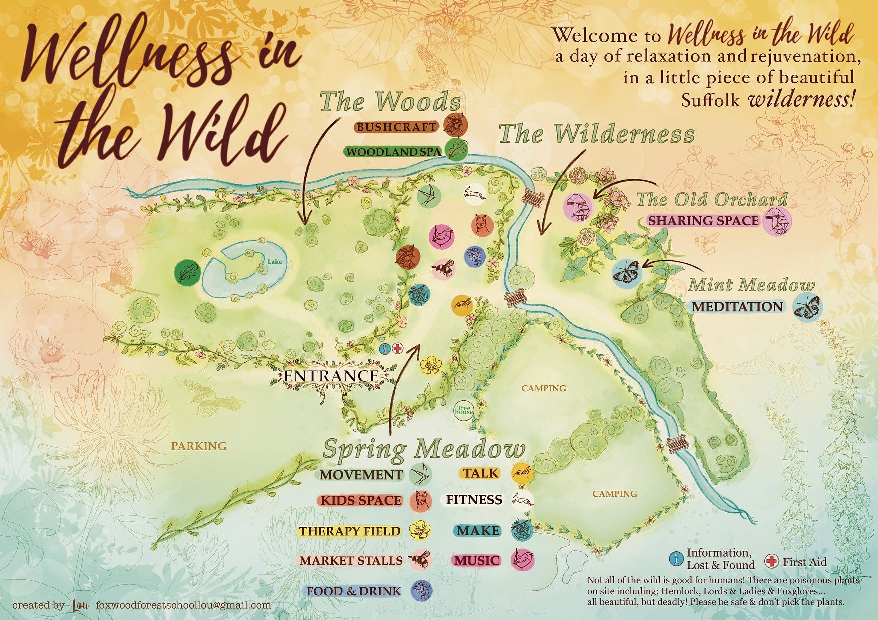 Festival Map | Wellness In The Wild